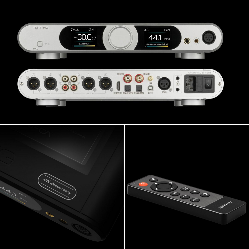 TOPPING DX9 AK4499EQ Flagship DAC & Headphone Amplifier