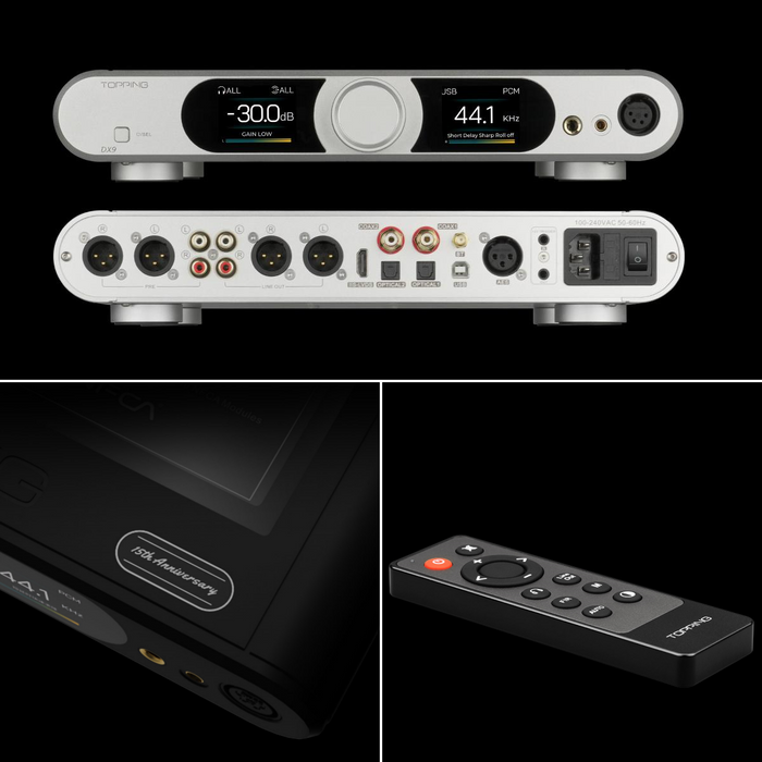 TOPPING DX9 AK4499EQ Flagship DAC & Headphone Amplifier