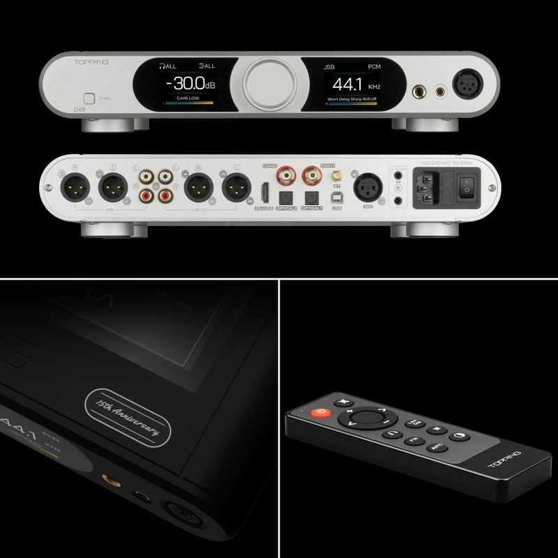 TOPPING DX9 AK4499EQ Flagship DAC & Headphone Amplifier