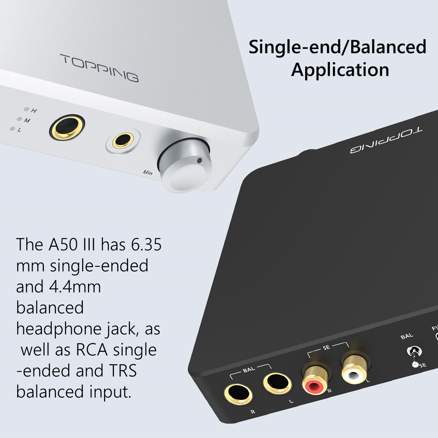 TOPPING A50 III Powerful Headphone Amplifier