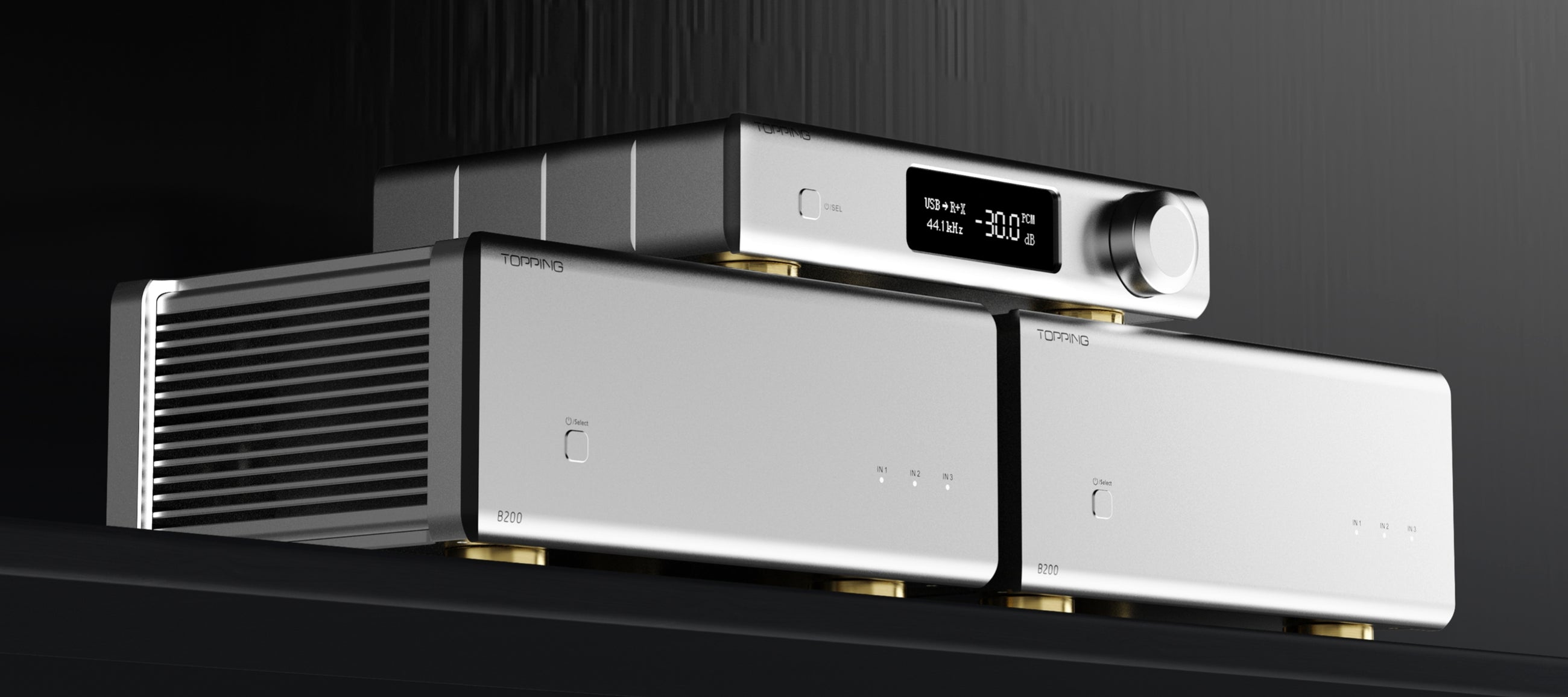 TOPPING B200 Mono Pure Power Audio Amplifier