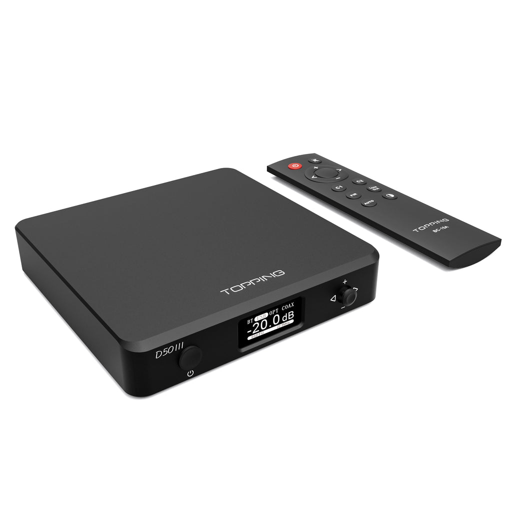 TOPPING D50 III Desktop HiFi DAC and Preamplifier