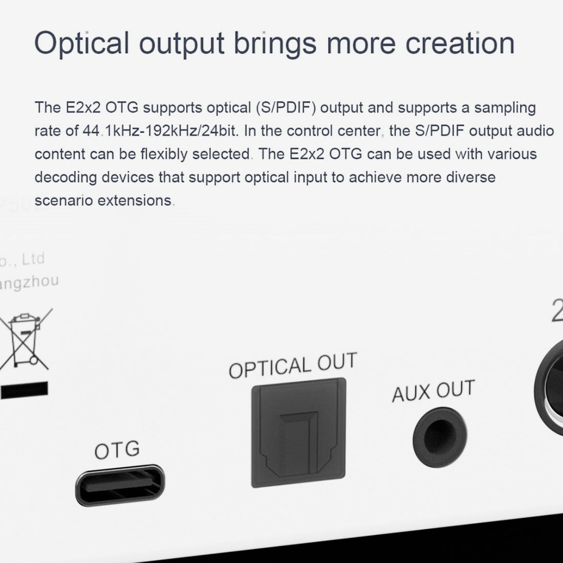 TOPPING E2X2 OTG USB Audio Interface