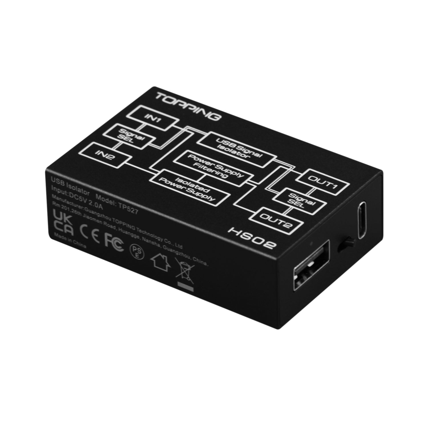 TOPPING HS02 USB2.0 High Performance Audio Isolator